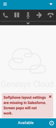 화면 팝업이 작동하지 않음 - Genesys Cloud Resource Center