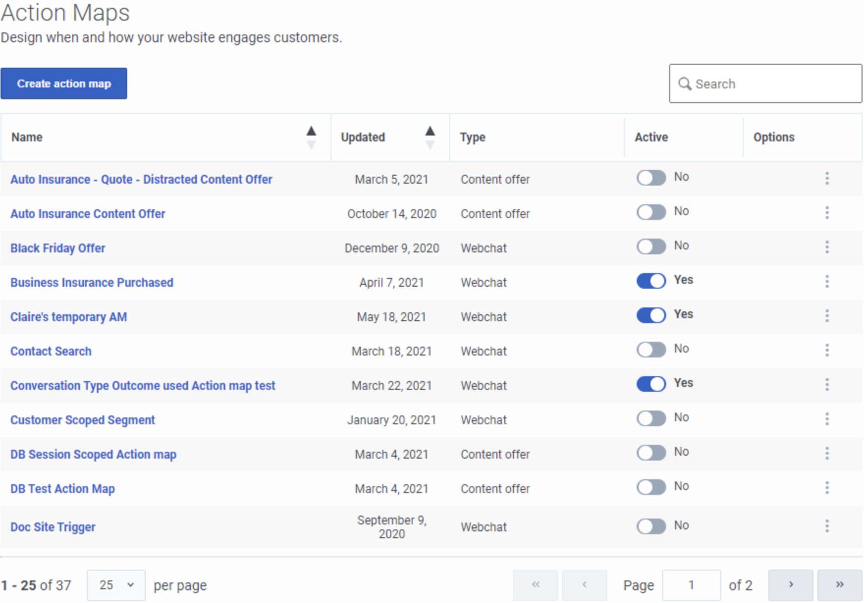 작업 지도 보기 - Genesys Cloud 리소스 센터